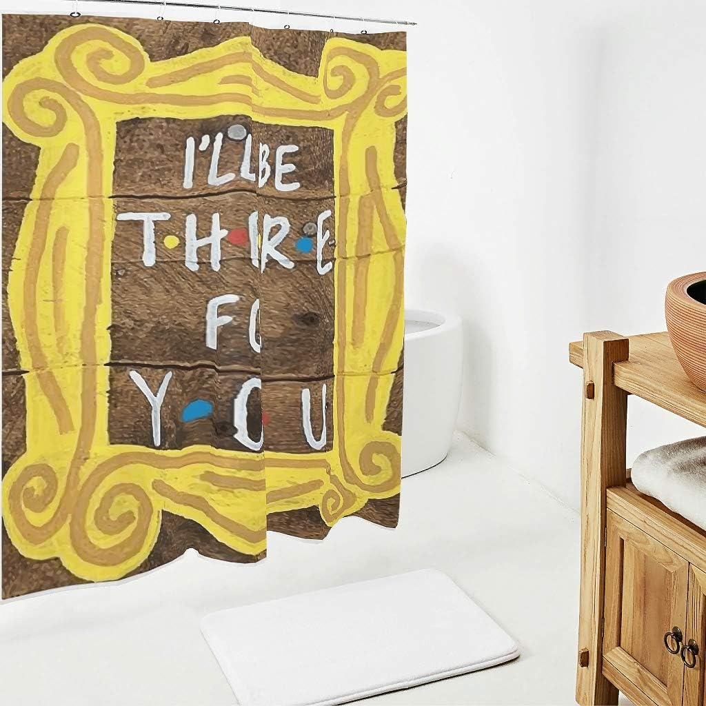 Charzee Friends TV Show Mugs Pattern Shower Curtain Waterproof Curtain ...