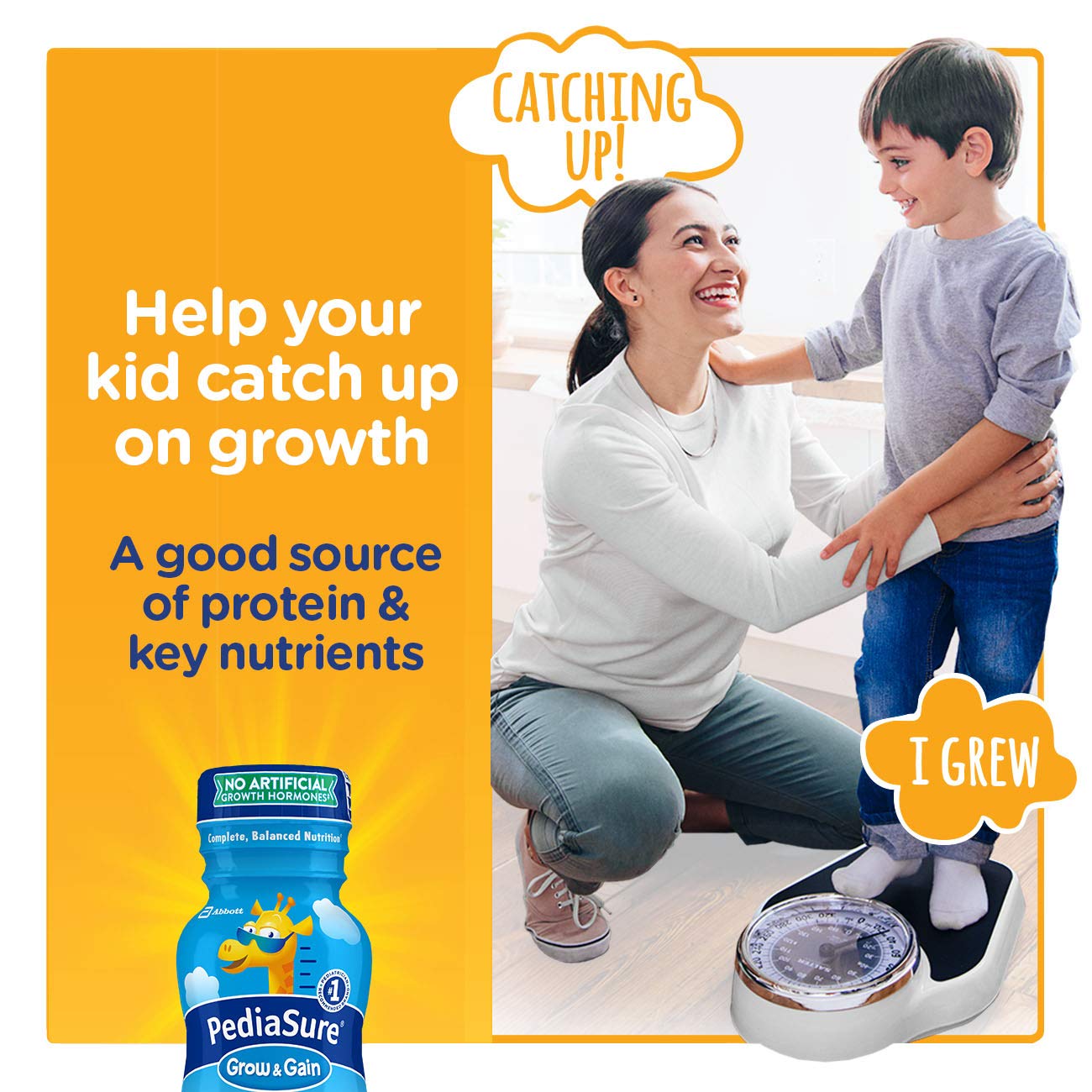 PediaSure Grow & Gain Nutrition Shake for Kids - Best Babymart