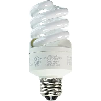 PureSpectrum 20W Fully Dimmable Spiral CFL (Pack of 6) Warm 2700K Light ...