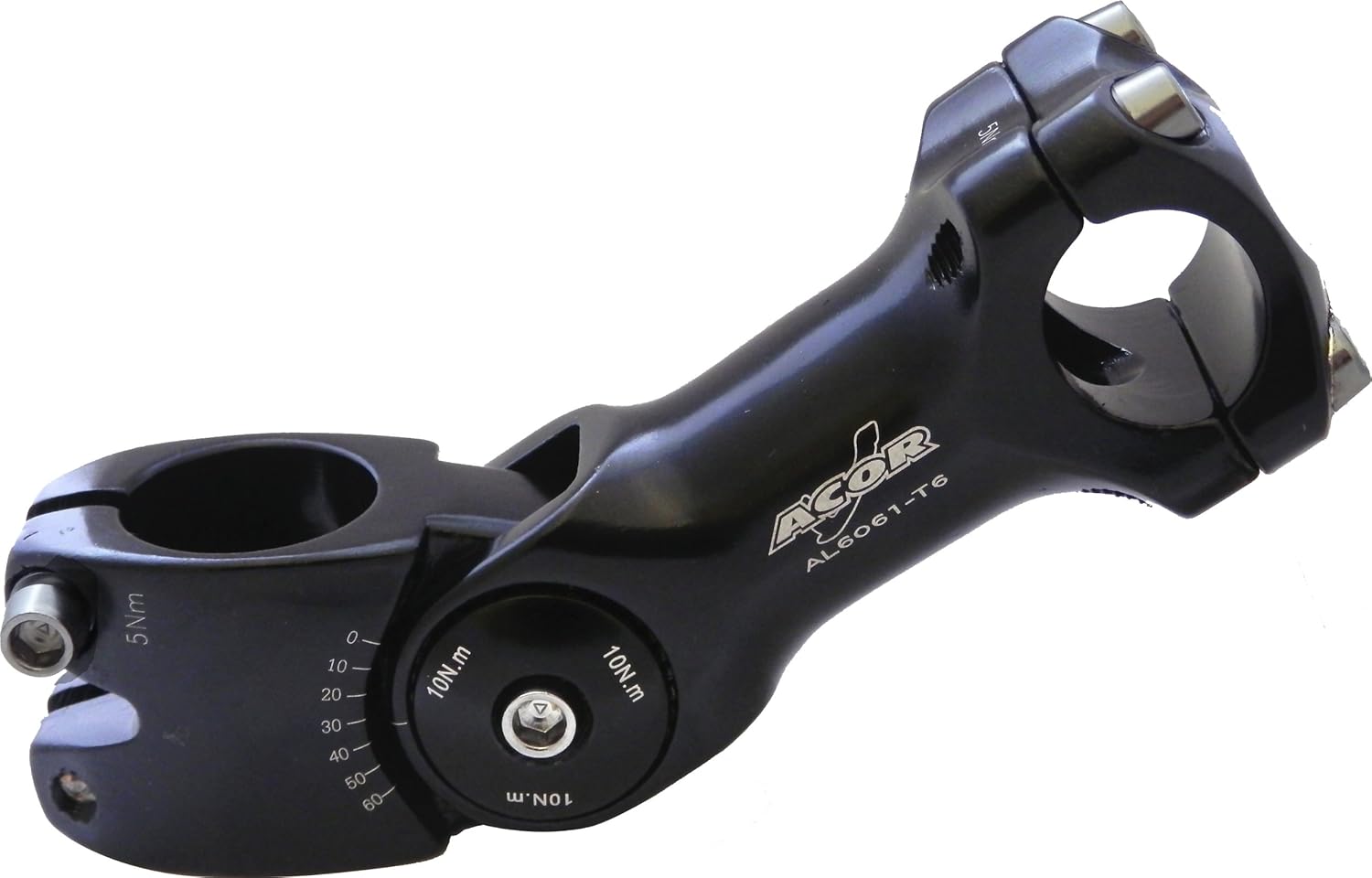 1.1/8" Adjustable Ahead Stem: 25.4mm x 130mm Black: Amazon.co.uk ...