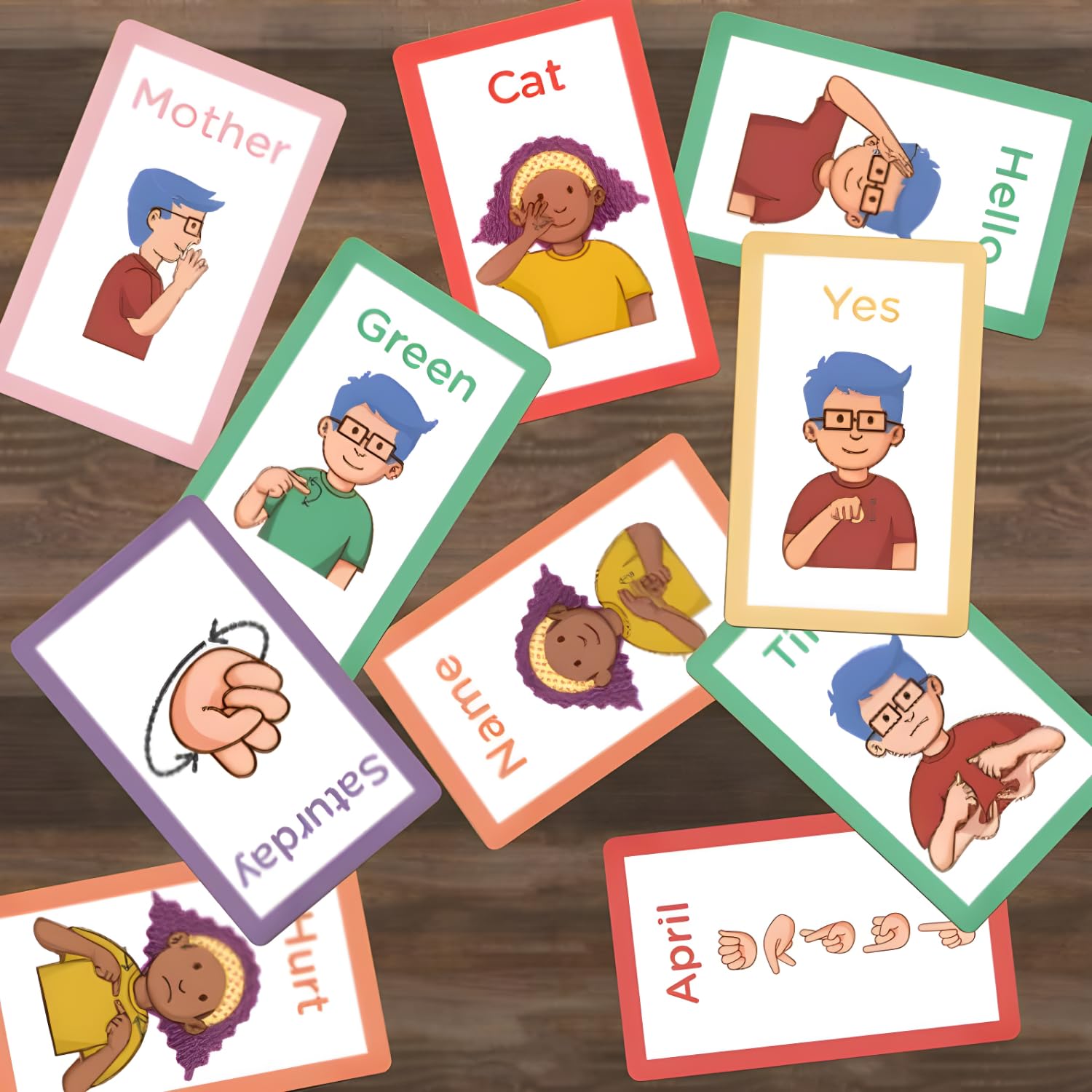 Mua Hubble Bubble Kids American Sign Language Cards for Toddlers and ...