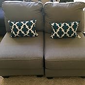 Amazon.com: Pal Fabric Set of Two 12" x 20"Rectangular Pillow Insert ...