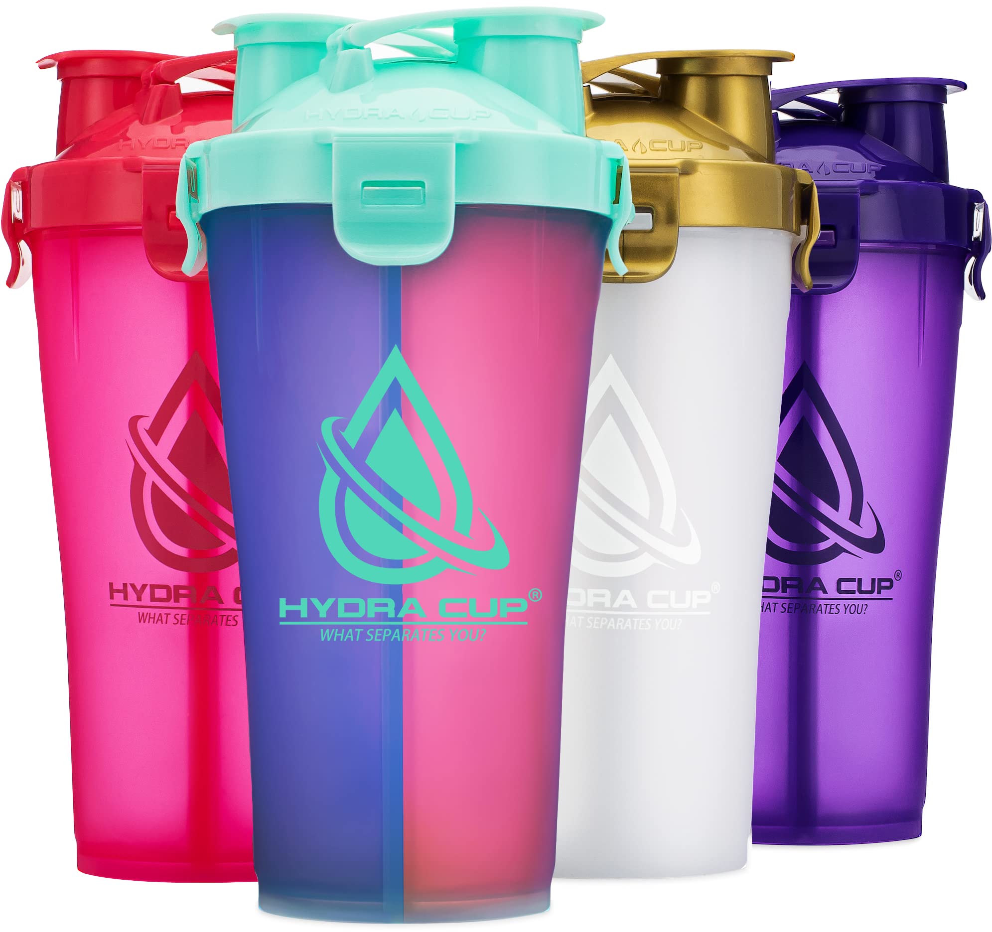 Mua Hydra Cup DualShaker [4 Pack] 32 oz Shaker Bottle for Protein ...