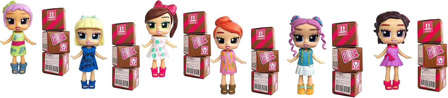 Amazon.com: Boxy Girls Bundle Mini Doll 6pk (1ea Girl): Toys & Games