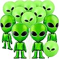 Amazon.com: Libima 52 Pcs Alien Balloon Outer Space Alien Decorations ...