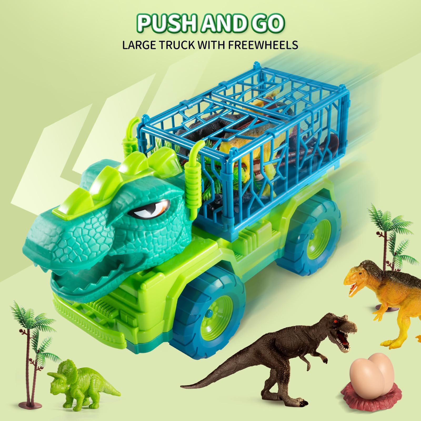 Mua TEMI Dinosaur Truck Toy for Kids 3-5 Years Old, Tyrannosaurus ...