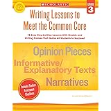Amazon.com: Writing Lessons To Meet the Common Core: Grade 1: 18 Easy ...