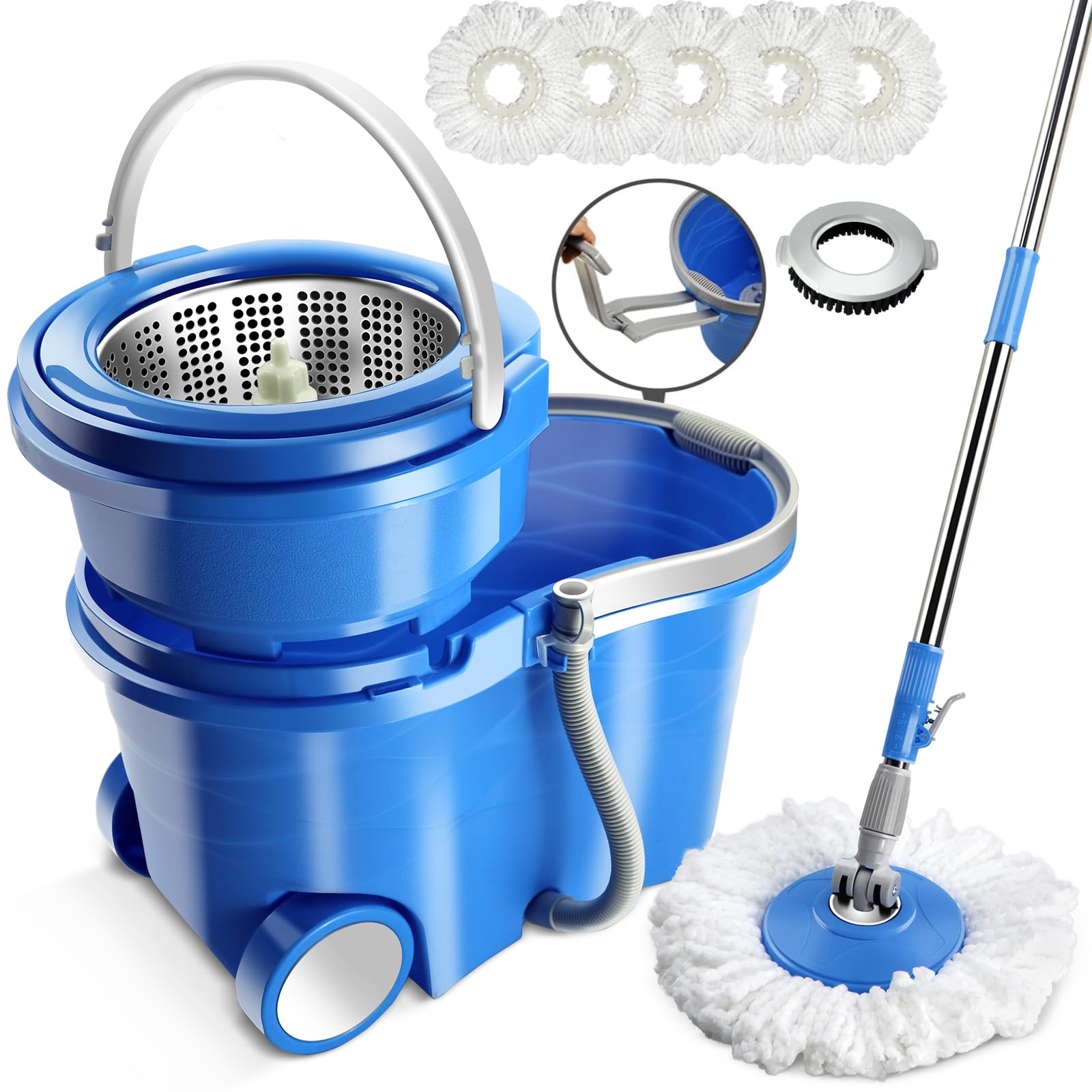 Mua MASTERTOP Mop and Bucket Set,360° Mop and Bucket with Wringer Set ...