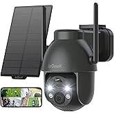 Amazon.com : Hawkray Solar Security Wireless Outdoor Camera,10X Zoom,2K ...