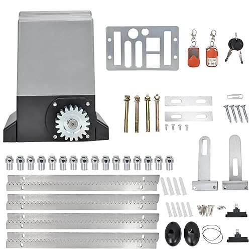 Automatic Sliding Gate Opener,2000LB 370W Gear Rack Driven Sliding Gate ...