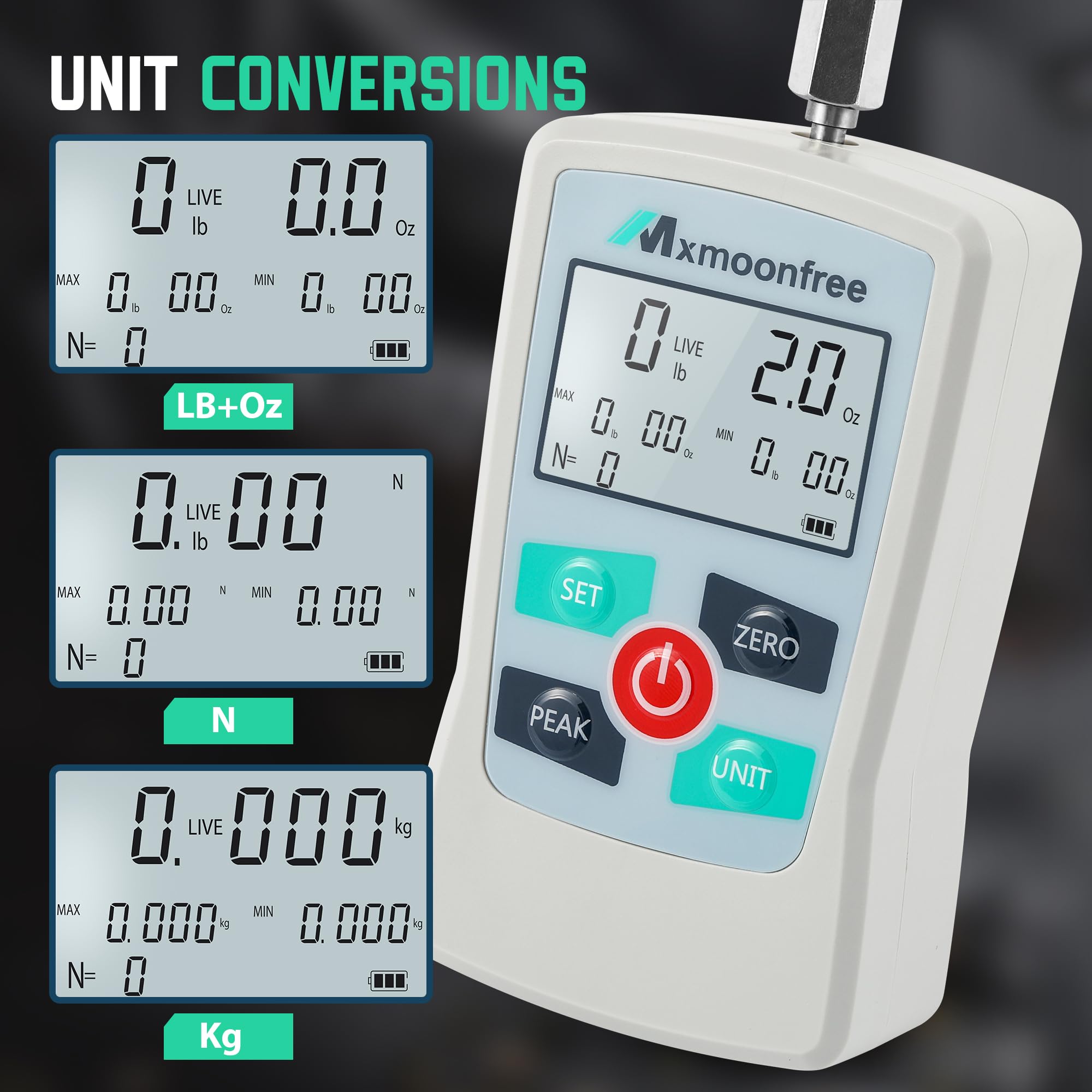 Mua Mxmoonfree 12LB Trigger Pull Gauge Digital Force Gauge Push Pull ...