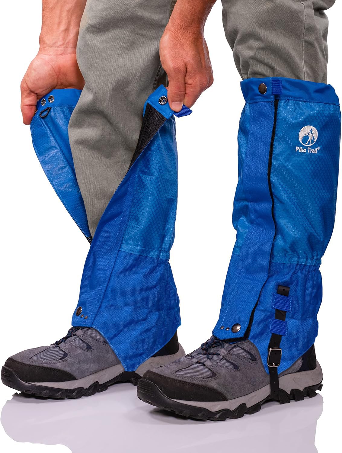 Pike Trail Waterproof Adjustable Leg Gaiters: for Hiking in Mud, Sand ...