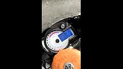 Amazon.com: SAMDO Motorcycle Speedometer 299 Kmh Mph 7 Color 14000RPM ...