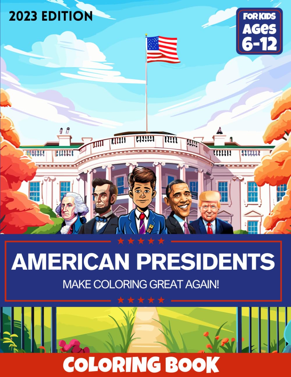 Mua American Presidents Coloring Book: 2023 Edition. Awesome Coloring ...