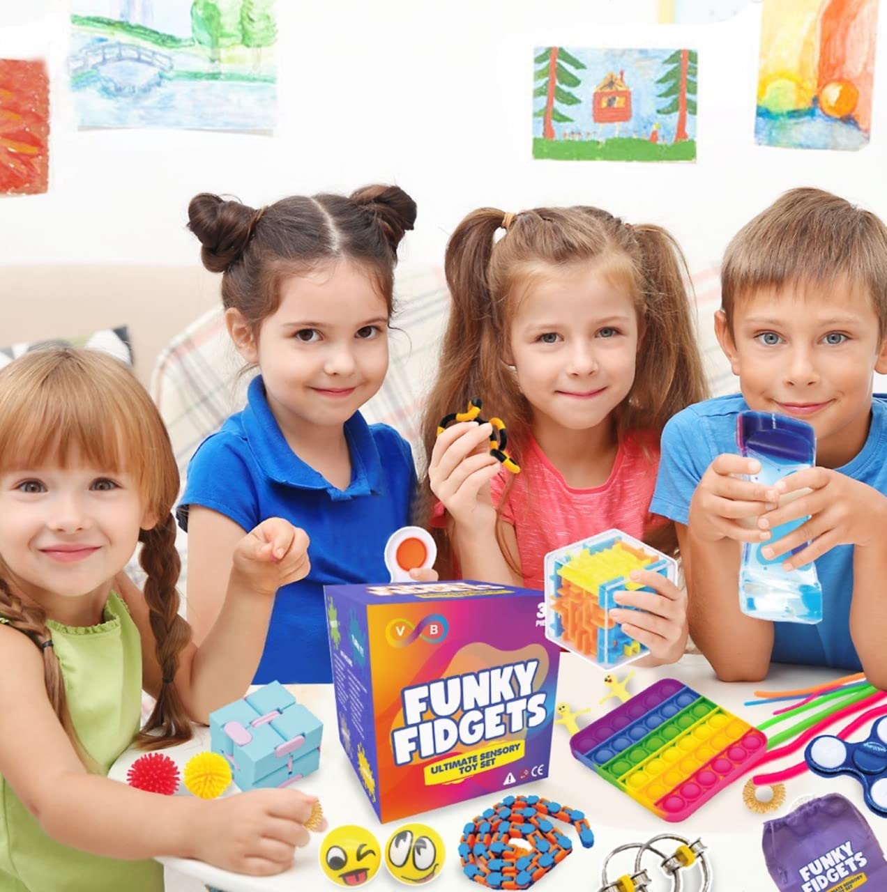 Mua V B 2022 Upgraded 30 pcs Fidget Toys Pack - Sensory for Autism ADHD ...