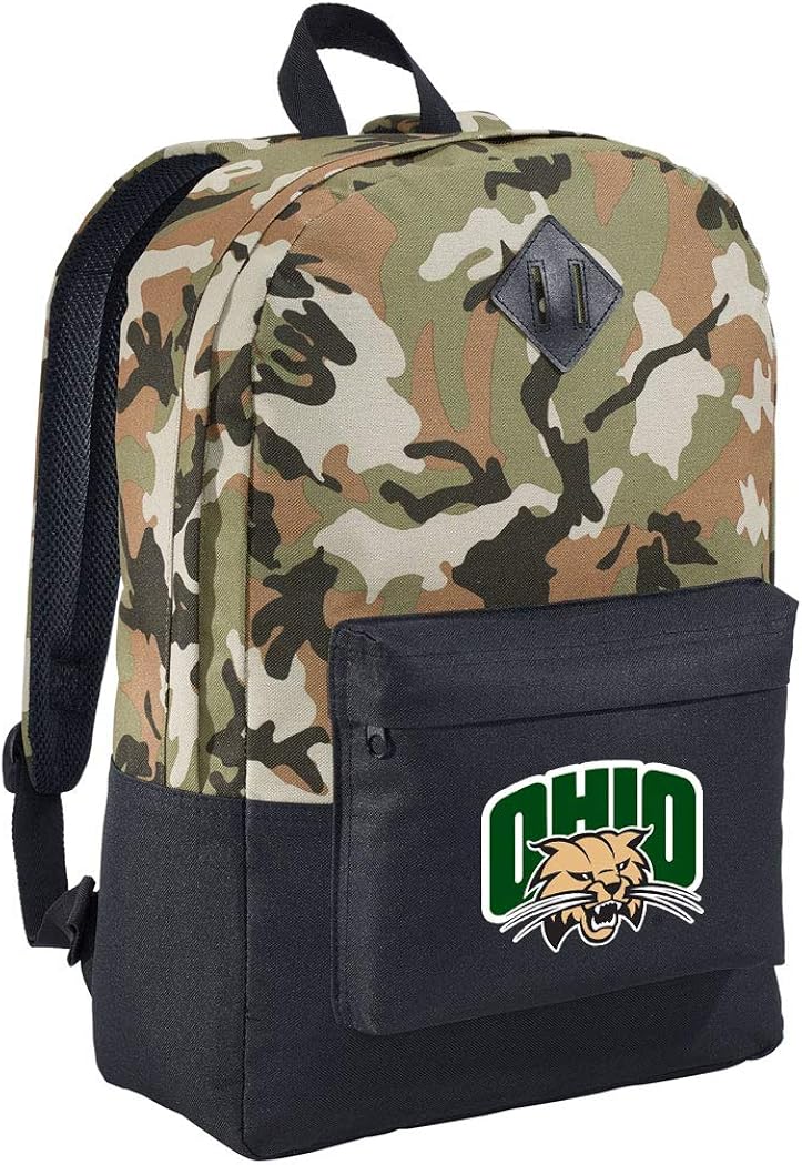 Amazon.com: Ohio University CAMO Backpack MEDIUM Ohio Bobcats Backpacks ...