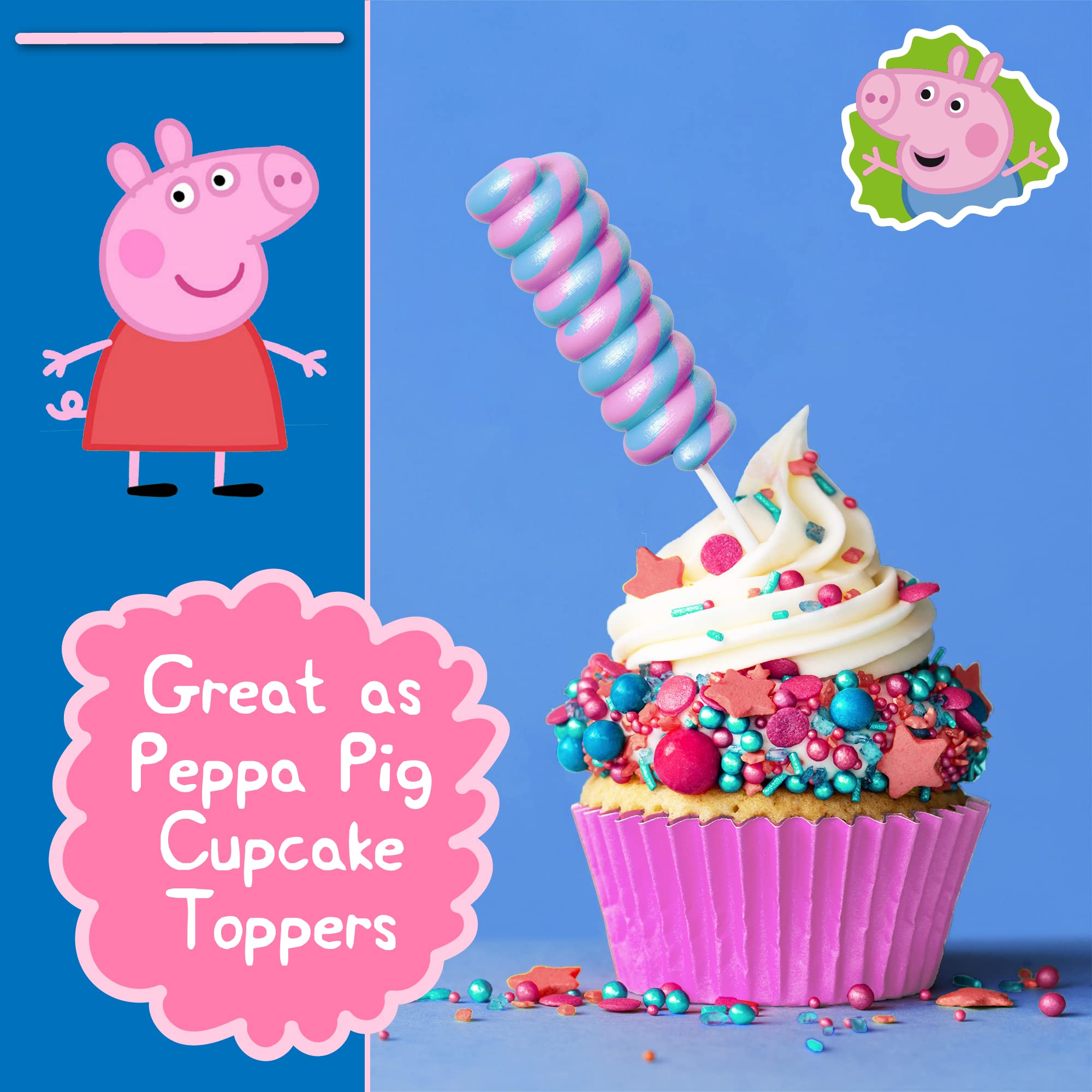 Mua Primary Colors Candy Peppa Pig Swirl Lollipops 20pk By Primary ...