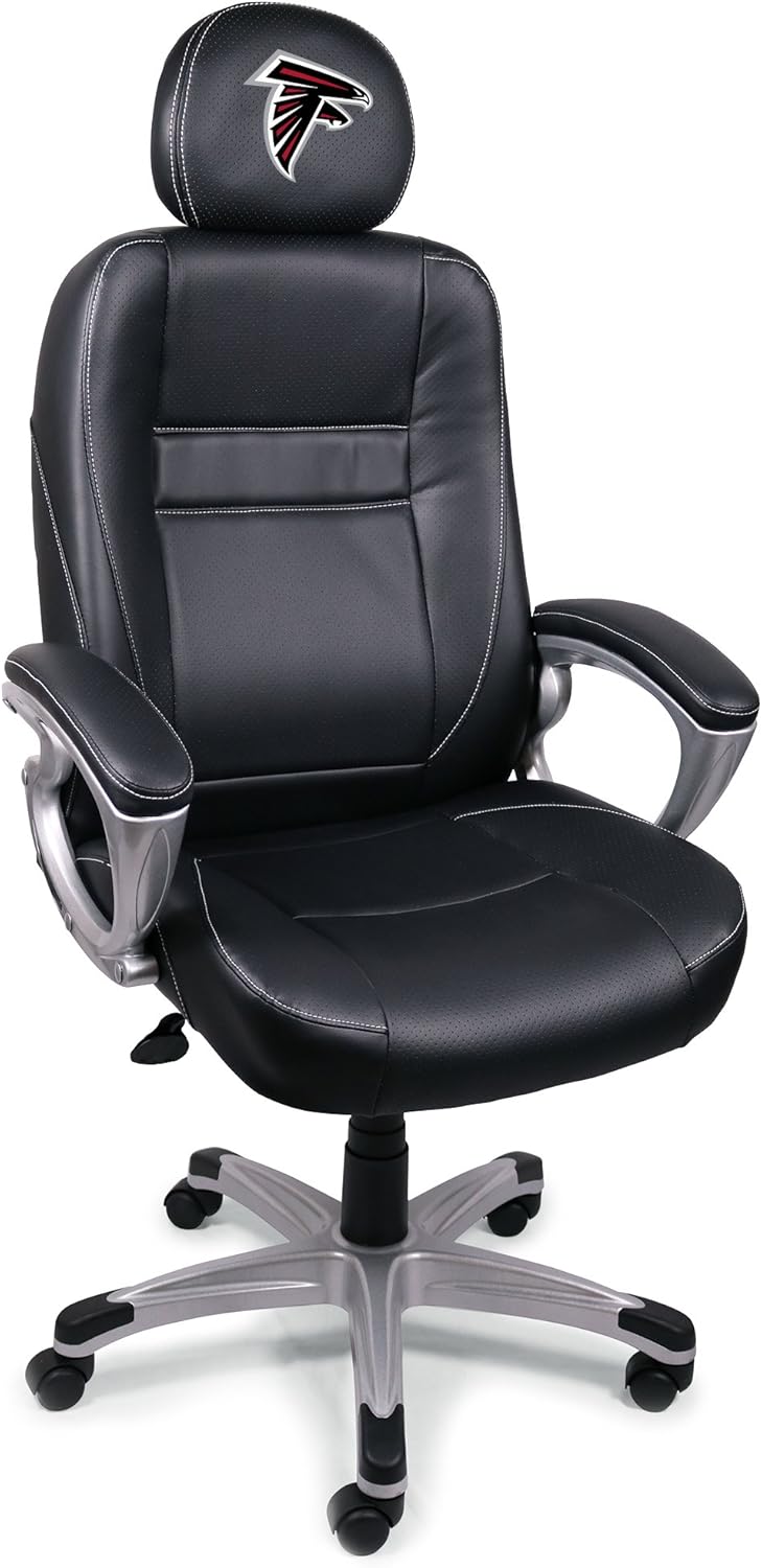 Wild Sports NFL Atlanta Falcons Leather Head Coach Office Chair: Amazon ...