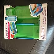 Sistema Lunch Snack Attack Duo, 975 ml - (Assorted Colour): Amazon.co ...