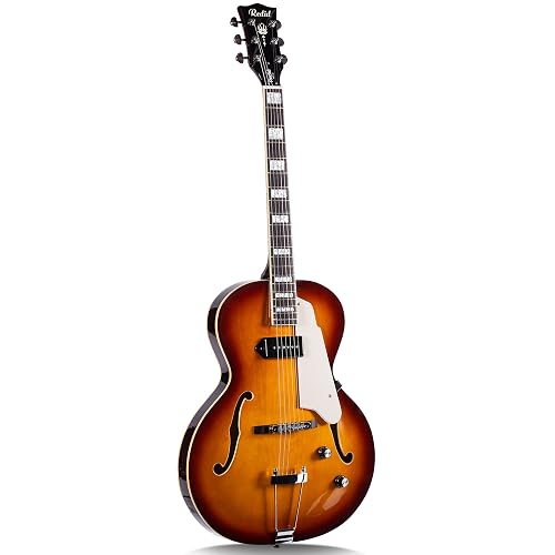 Redid RZT-22 Thinline Electric Guitar Archtop Semi-hollow body with ...