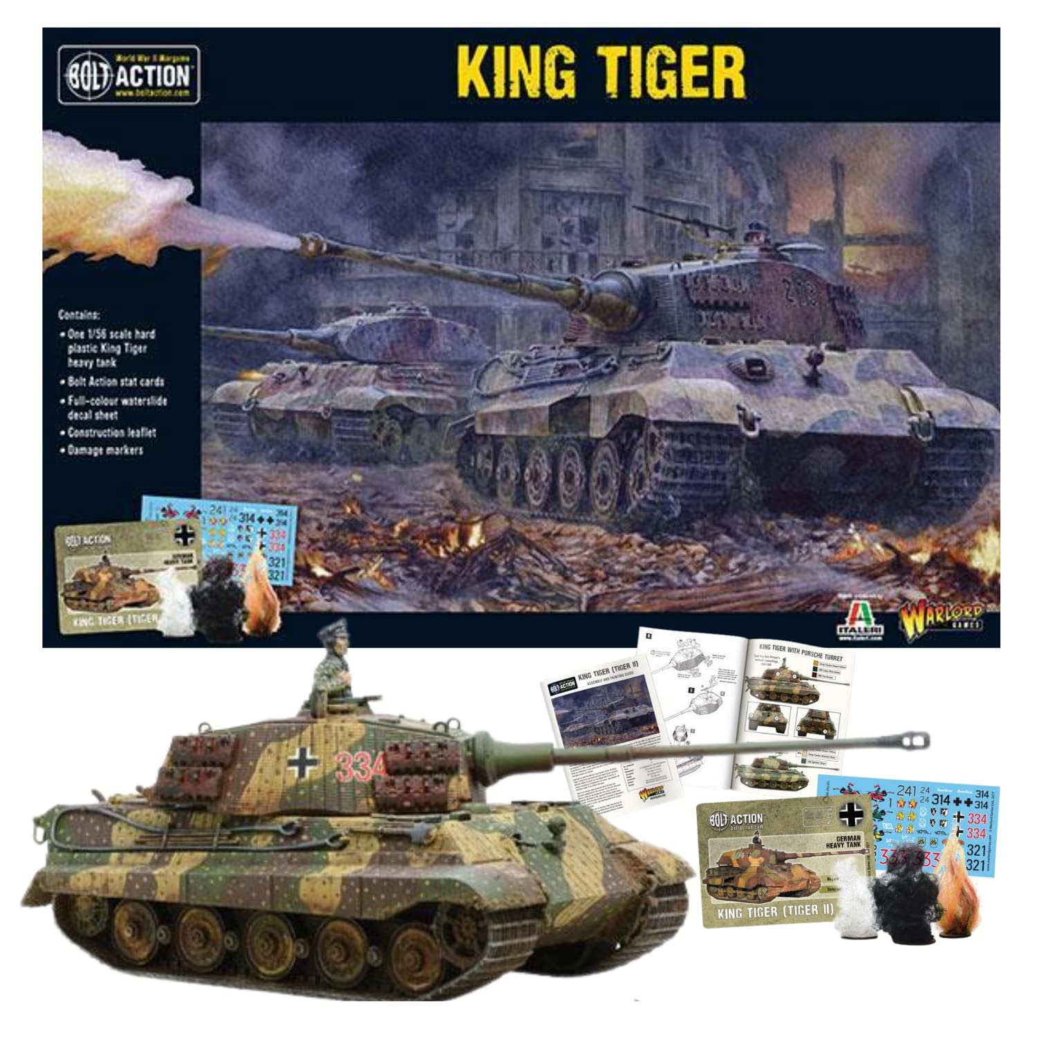 Mua Wargames Delivered Bolt Action German King Tiger with Digital ...