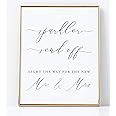 Amazon.com: Sparkler Send Off Sign for Wedding Reception, Elegant ...