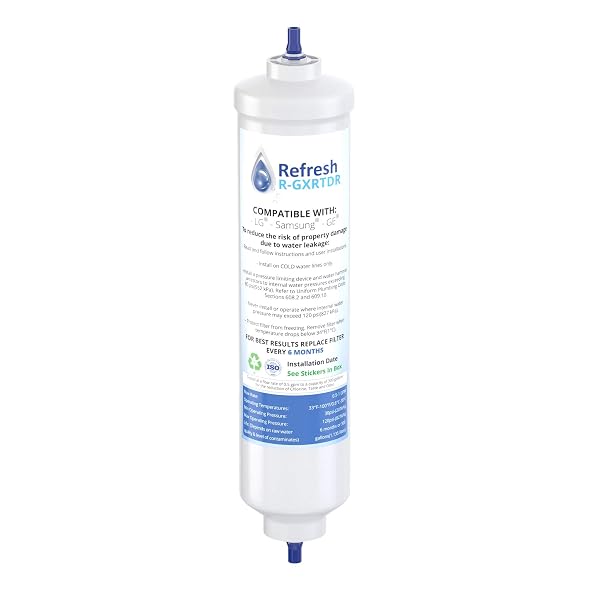 Refresh Replacement Refrigerator Water Filter for GE GXRTDR, GXRTPR ...