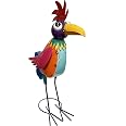 Amazon.com : Continental Art Center Colorful Bird Statue-Lawn & Garden ...
