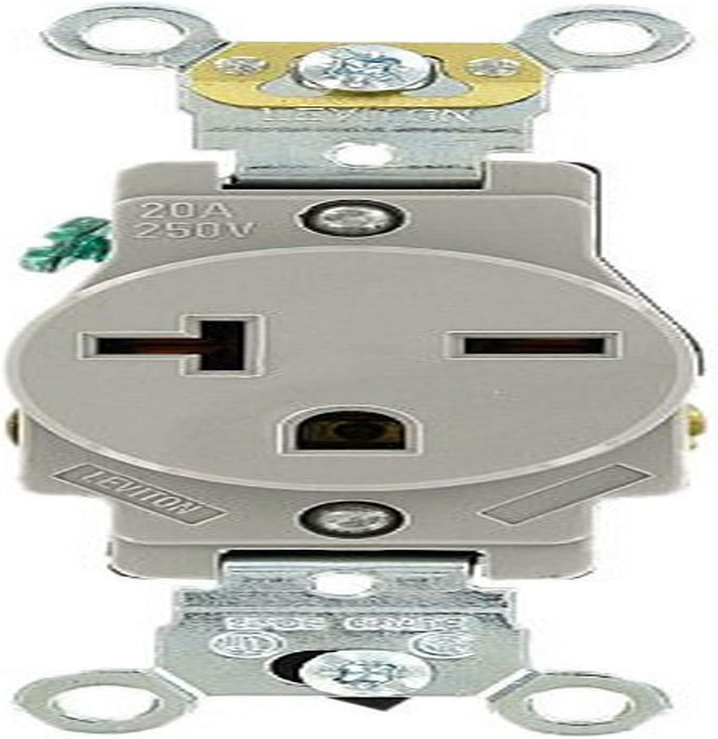 Leviton 5461-GY, Gray - Electrical Outlets - Amazon.com