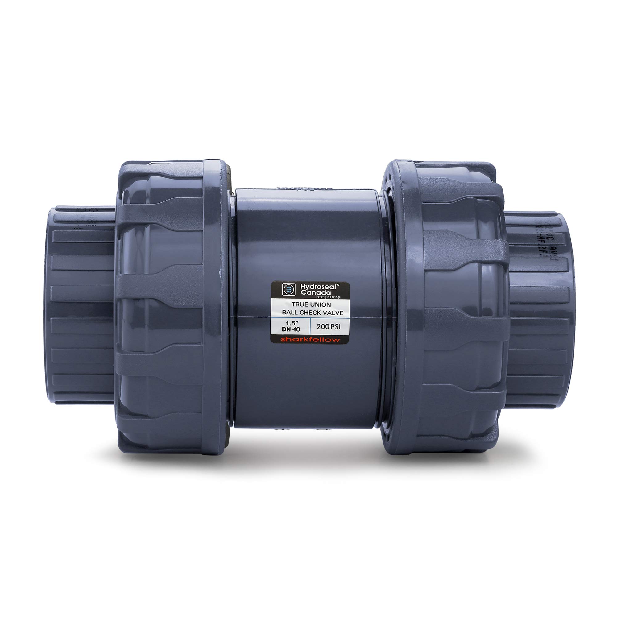 Mua HYDROSEAL Sharkfellow 1 1/2’’ PVC True Union Ball Check Valve with ...