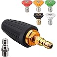 Amazon.com: Pressure Washer Turbo Tip 3000PSI Turbo Nozzle Kit 360 ...