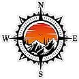 Amazon.com - Compass Trees Mountain Sunset Sticker for Car Vinyl Decal ...