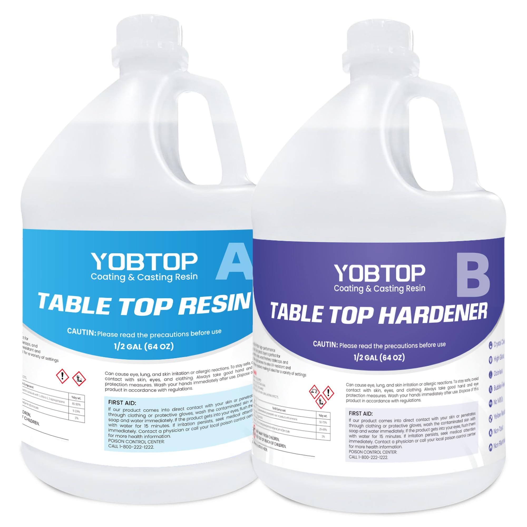 Mua Epoxy Resin Kit 1 Gallon,Crystal Clear Casting Table Top Epoxy ...