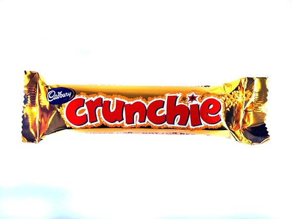 Cadbury Crunchie Honeycomb Covered Chocolate 10 x 4 Multipack Bar 32g ...