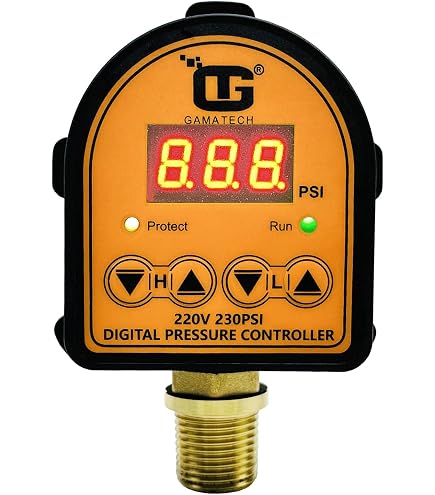 OLED Display Pressure Switch MEASUREMAN 0-6000 PSI - 304 Stainless ...