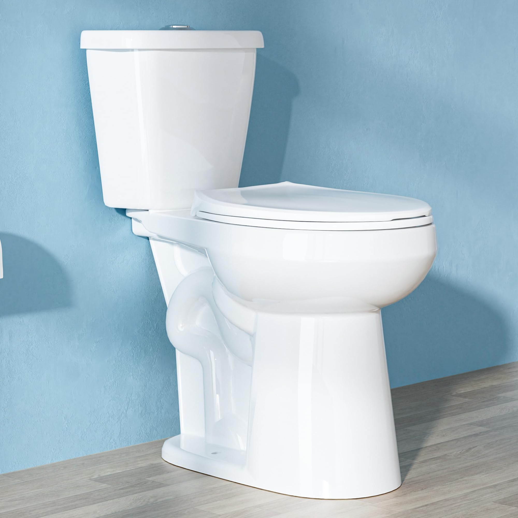 HOMLYLINK Tall Toilet 21 Inch for Seniors, Extra High Toilets, Comfort ...