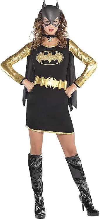 Amazon.com: SUIT YOURSELF Batman Batgirl Long-Sleeve Dress for ...