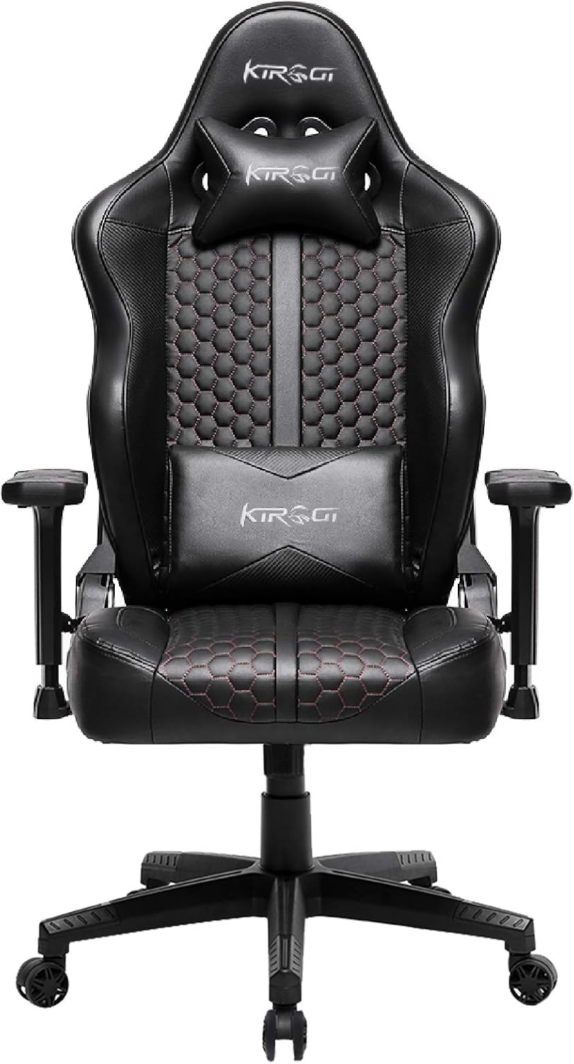 Kirogi Silla Gaming, Silla Oficina ergonómica reclinable, Racer Silla ...