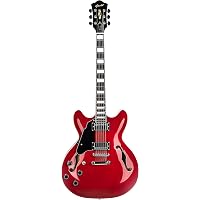 Amazon.com: GROTE Full Scale Left-Handed Electric Guitar Semi-Hollow ...