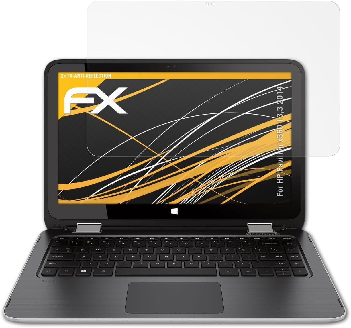 atFoliX Screen Protector compatible with HP Pavilion x360 13,3 2014 ...