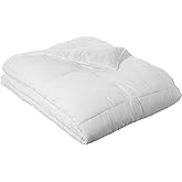 Amazon.com: Natural Comfort White Down Alternative Comforter with ...