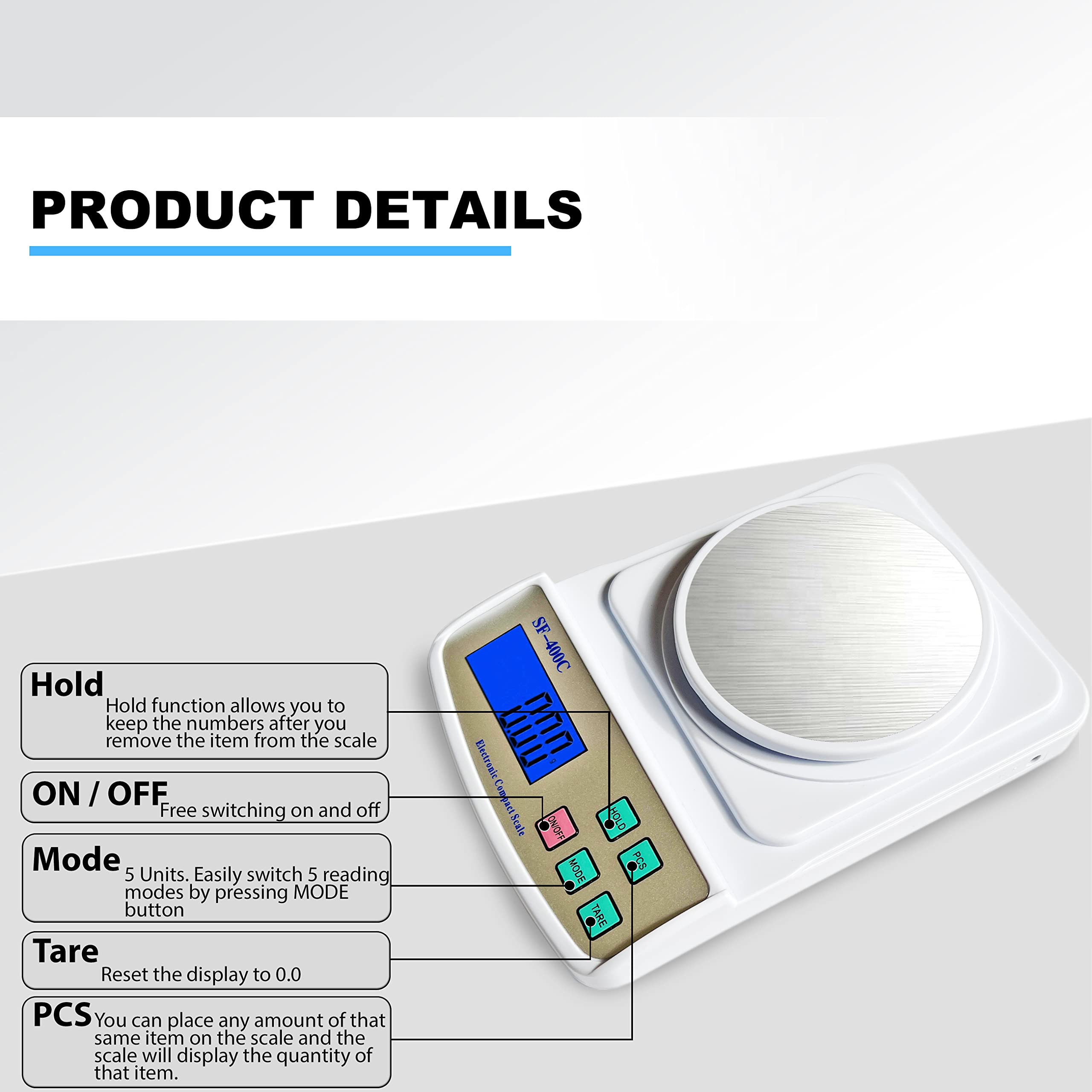 Mua Digital Laboratory Scale 600g x 0.01g Precision Electronic Scale ...