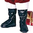 Amazon.com: Fun World Men's Santa Boot Tops Pleather, Multi, Standard ...
