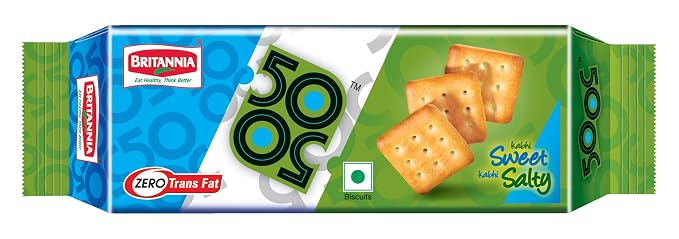 Britannia 50-50 Biscuits, 40g: Amazon.in: Grocery & Gourmet Foods