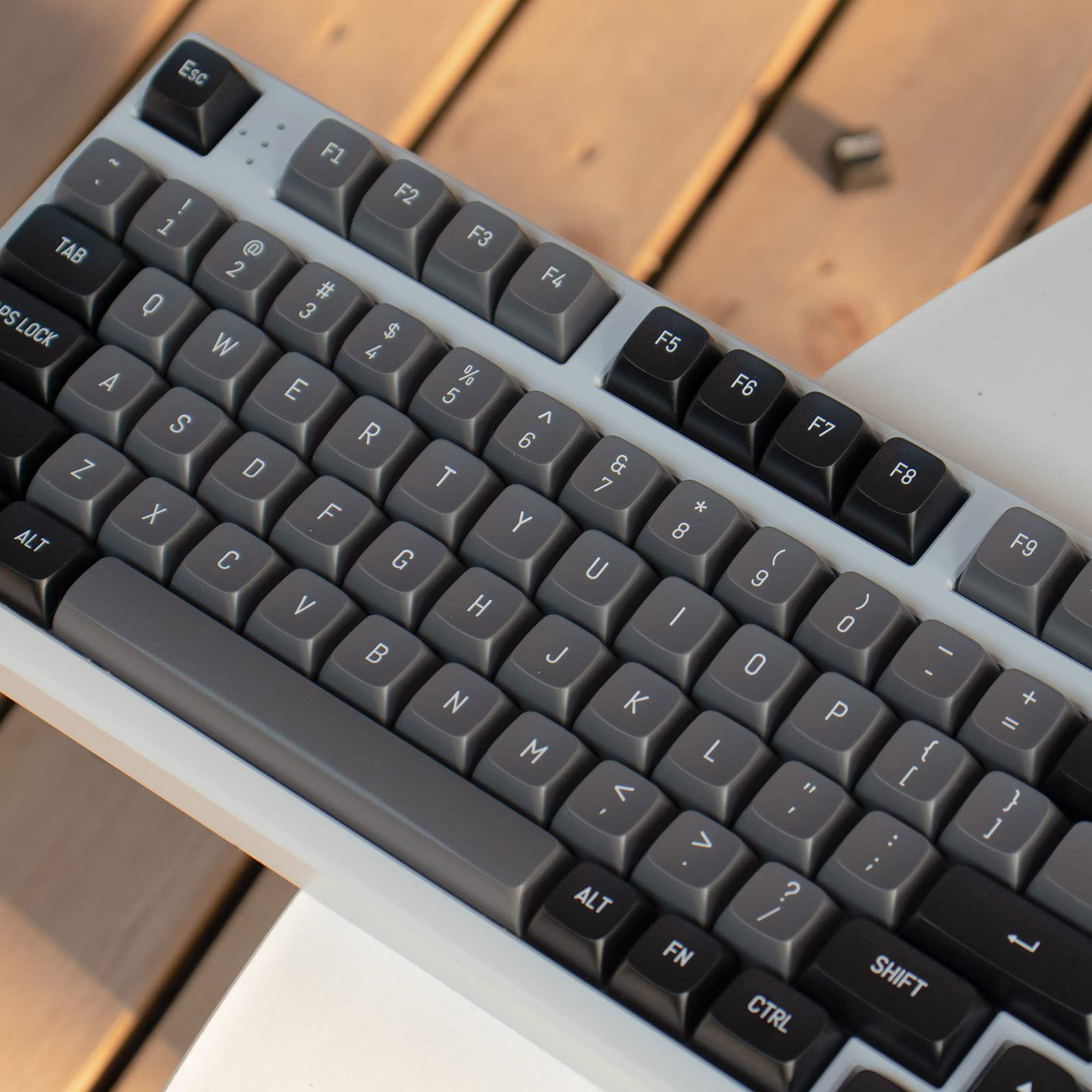 Mua Black Grey Keycaps Set 150 Keys MSA Profile Double Shot ISO/ANSI ...