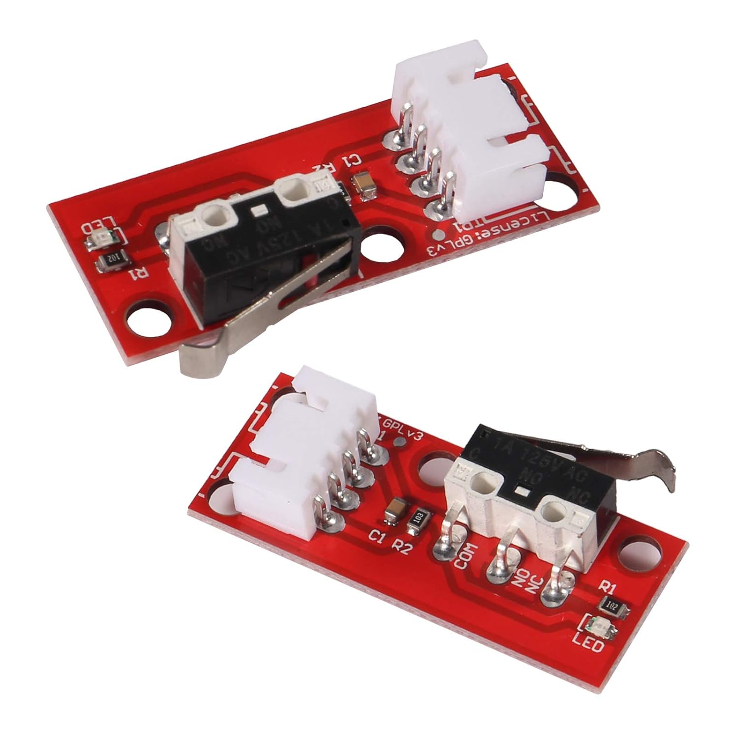 6Pcs 3D Printer RAMPS 1.4 Mechanical End Stops with Cable, Mechanical ...