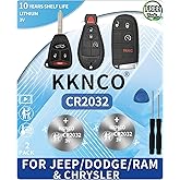 Amazon.com: Elite Batteries Key Fob Battery Replacement for Jeep Dodge ...