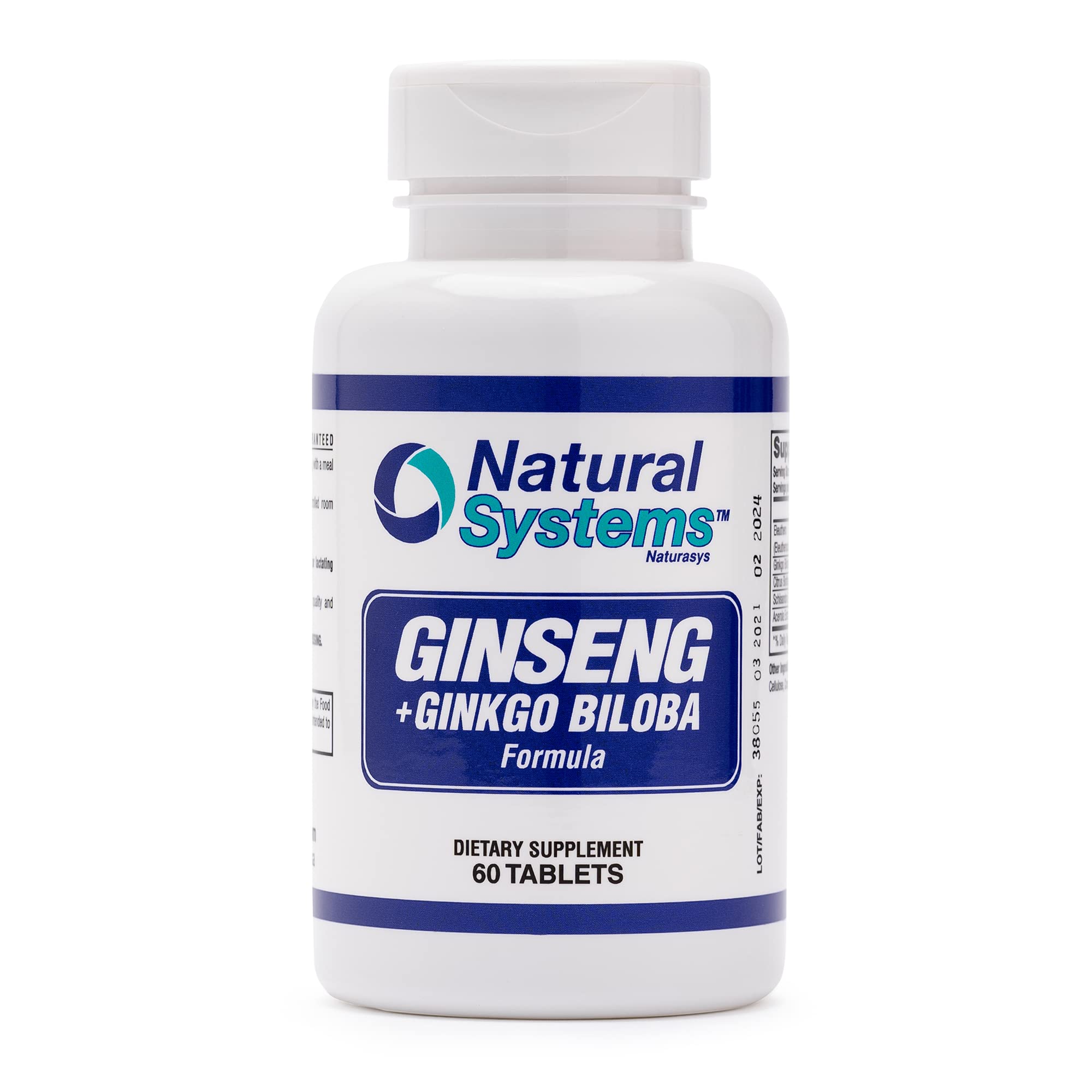 Mua Ginseng Plus Ginkgo Biloba 60 Tabs by Natural Systems - Ginseng ...