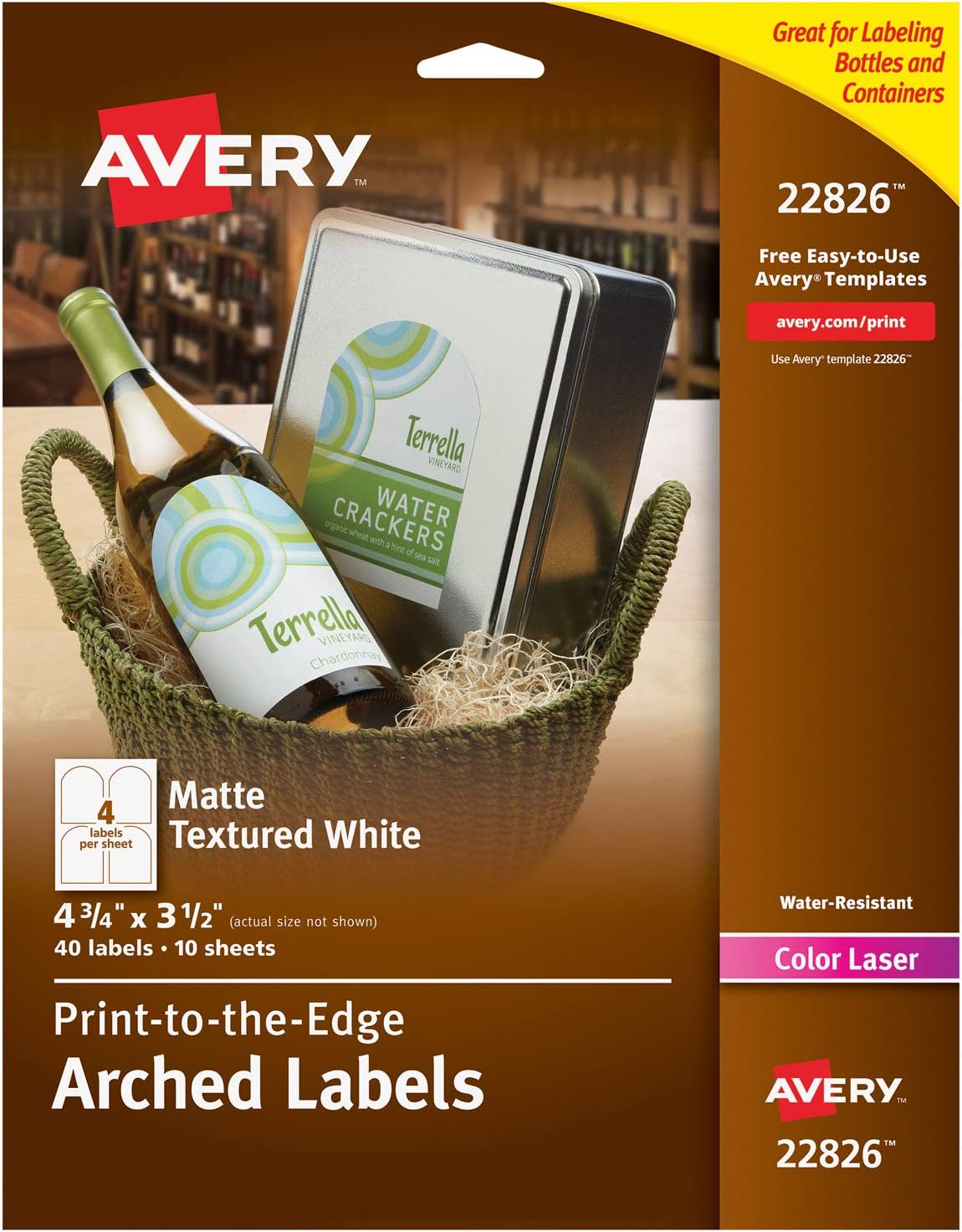 Avery 4x5 Label Number