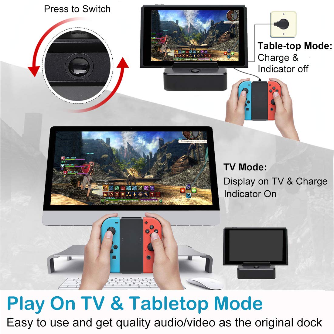 Nintendo Switch Dock, make it playing cool – NSGadget